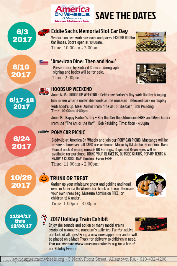 save-the-dates-flyer - America On Wheels